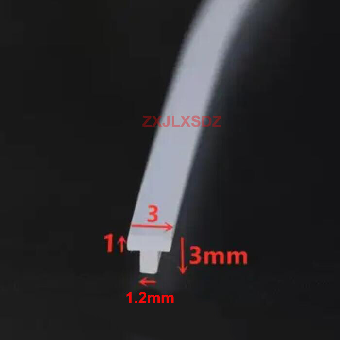 T Shape Silicone Rubber Sealing Strip Weatherstrip Gap Filler Filling ...