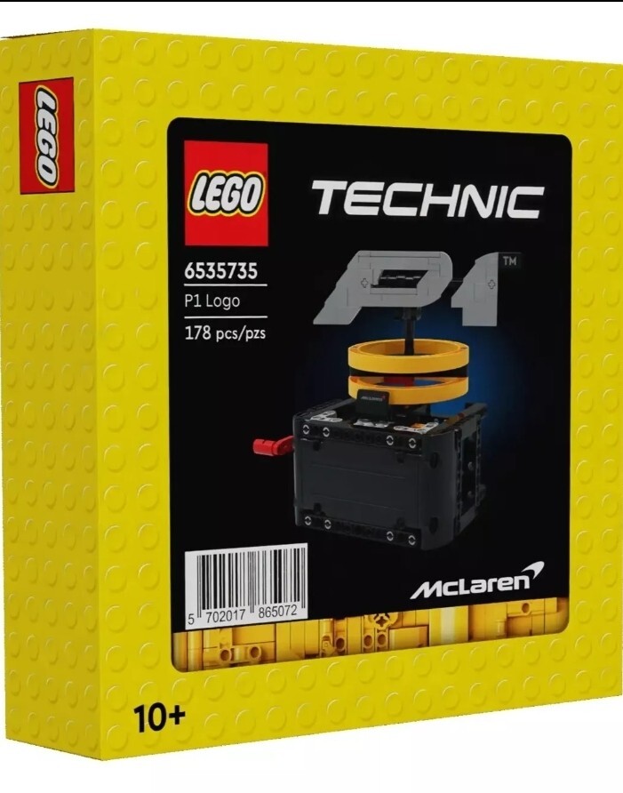 In Hand! Lego 6535735 Technic McLaren P1™ Logo Limited Edition 178 Pcs ...