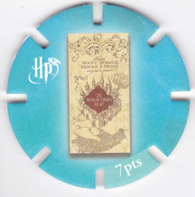 2025 Coles Harry Potter Magical Discs Brand New - #46 Marauder's Map ...