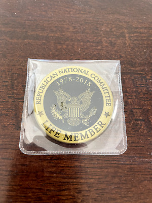 RNC Republican National Committee 2018 Life Member 40 Years Challenge ...