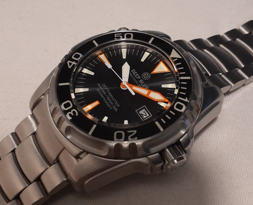 DEEP BLUE DEPTHMASTER 3000M AUTOMATIC SUPER DIVER, BLACK DIAL, SAPPHIRE ...