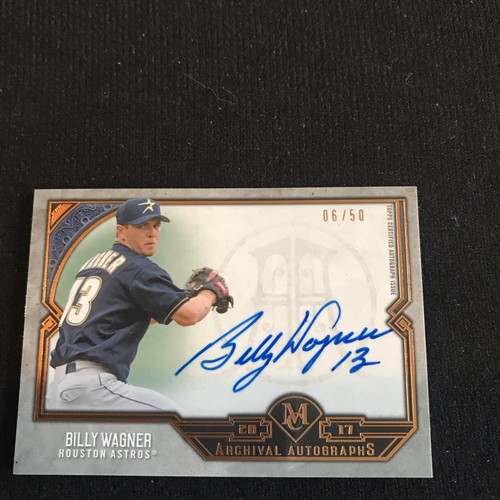 2017 Topps Museum Billy Wagner Archival Copper Auto Autograph #06/50 ...