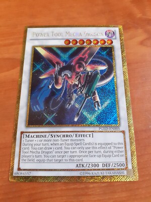 Power Tool Mecha Dragon PGLD en005 Gold Secret Rare anglaise (PGLD ...