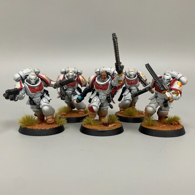 PRIMARIS ASSAULT INTERCESSOR SQUAD WHITE SCARS SPACE MARINES WARHAMMER ...