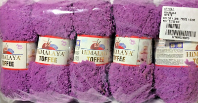 Himalaya Toffee Yarn 5 Pack “73523 Purple” | eBay