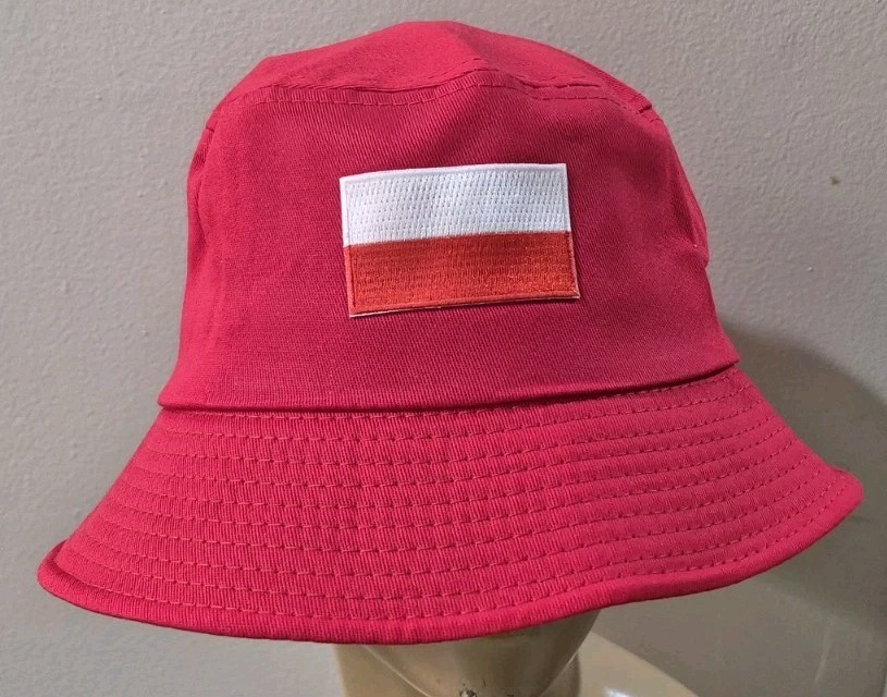 Polish Flag Bucket Hat Red Poland Flag Hat | eBay