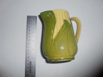 VINTAGE SHAWNEE CORN KING CREAM PITCHER #70 5 INCES TALL | eBay