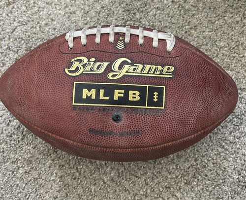 Official Major League Football MLFB Leather Big Game Ball - USFL XFL ...