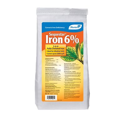Monterey Sequestar Iron 6% Plant Amendment for Gardening, 4 Pounds | eBay