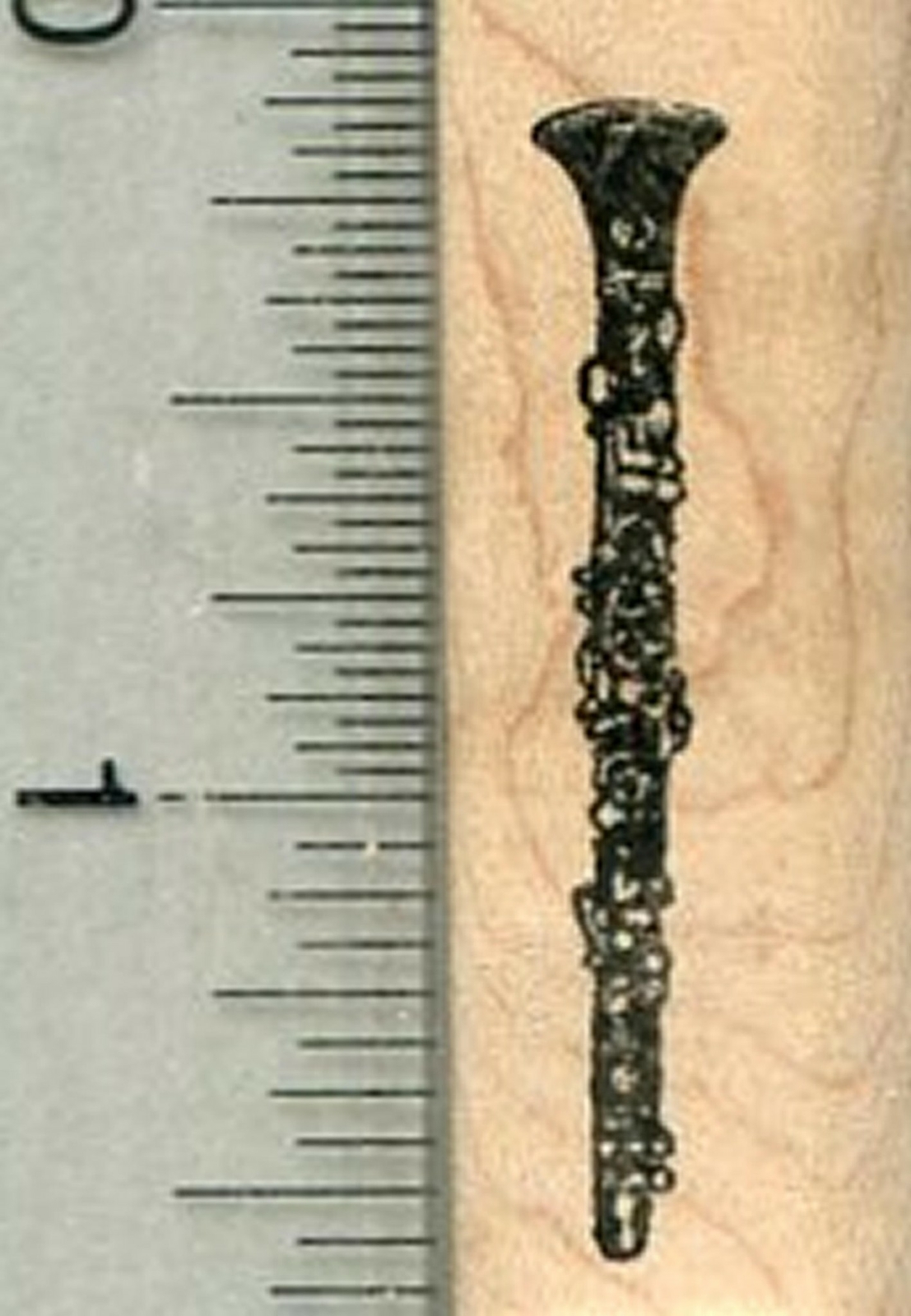 Tiny Clarinet Rubber Stamp, Woodwind Musical Instrument Series C34206 ...