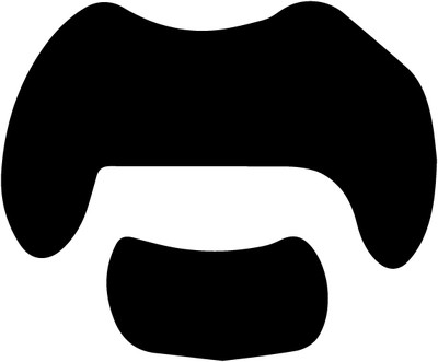 Zappa Mustache vinyl decal sticker counter culture 60's Frank guitar ...