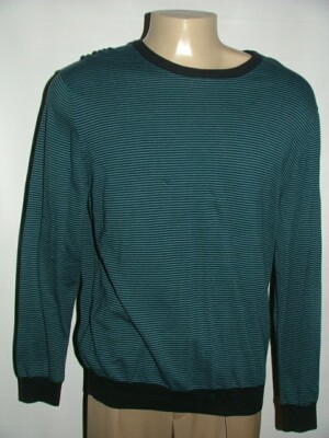 NEW WT GRAYSON & DUNN CREWNECK SWEATER SIZE XXL 100% COTTON TURQUOISE ...