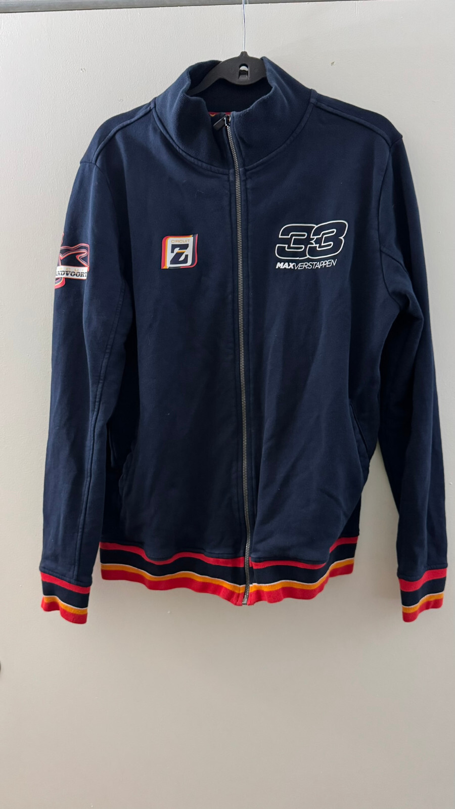 Max Verstappen Circuit Z Zandvoort #33 Men’s Jacket S… - Gem