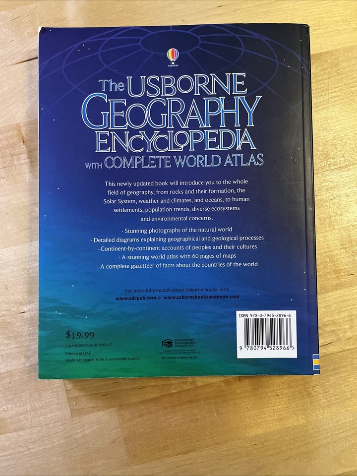 The Usborne Geography Encyclopedia with Complete World Atlas and ...