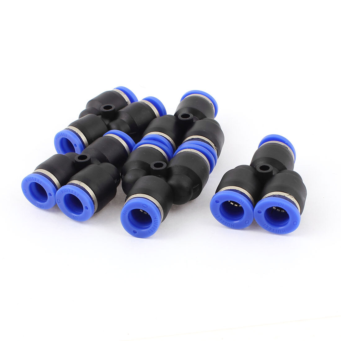 5pcs Y Shape 3 Way Push In Pneumatic Quick Release 3/8" Tube Fittings ...