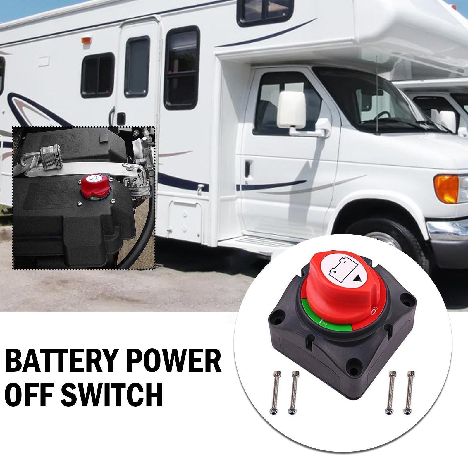 600A Auto Batterie Trennschalter Hauptschalter Stromschalter Boot KFZ ...