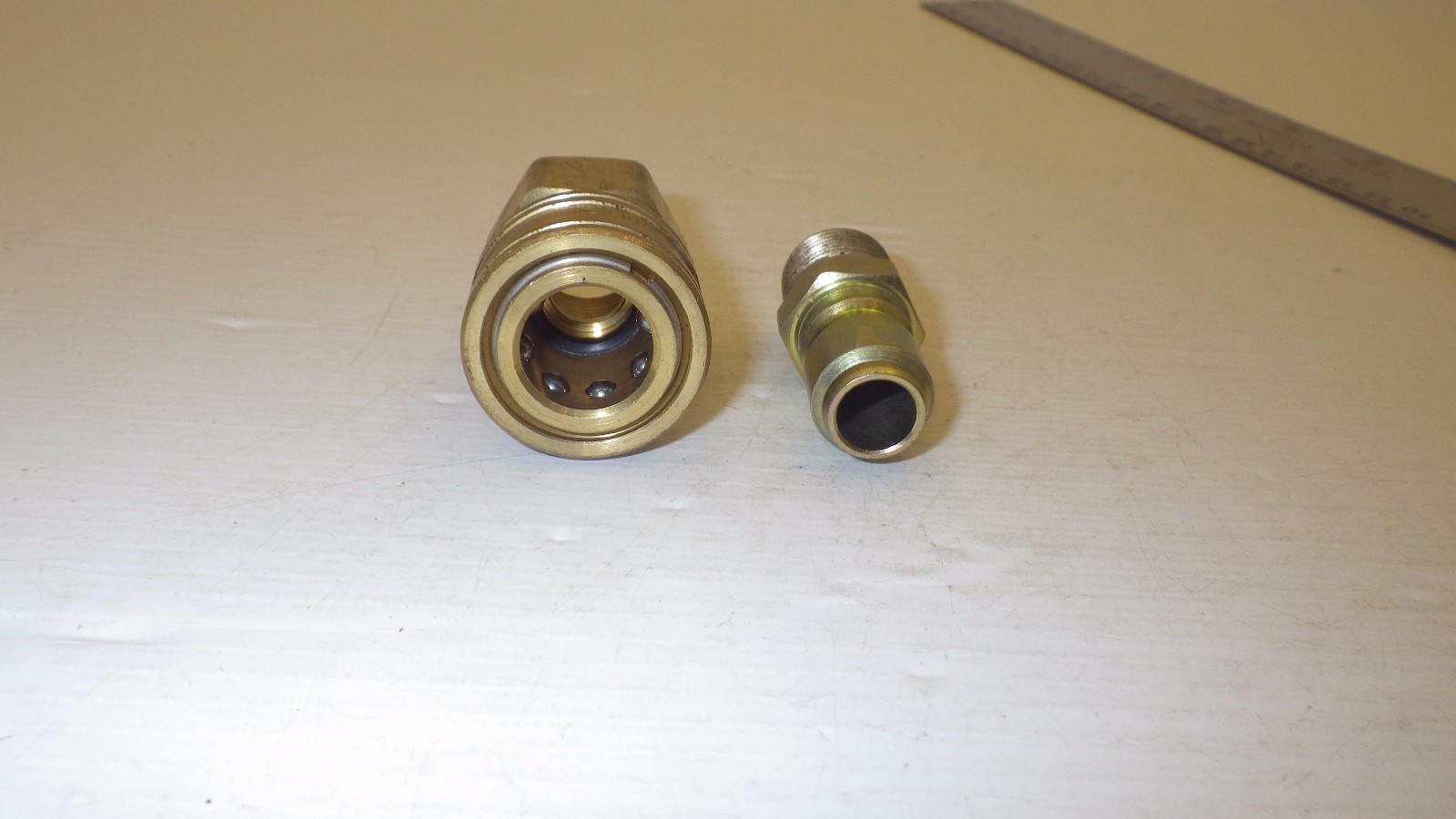 HANSON BRASS SERIES 3-ST QUICK CONNECT STRAIGHT COUPLING | eBay