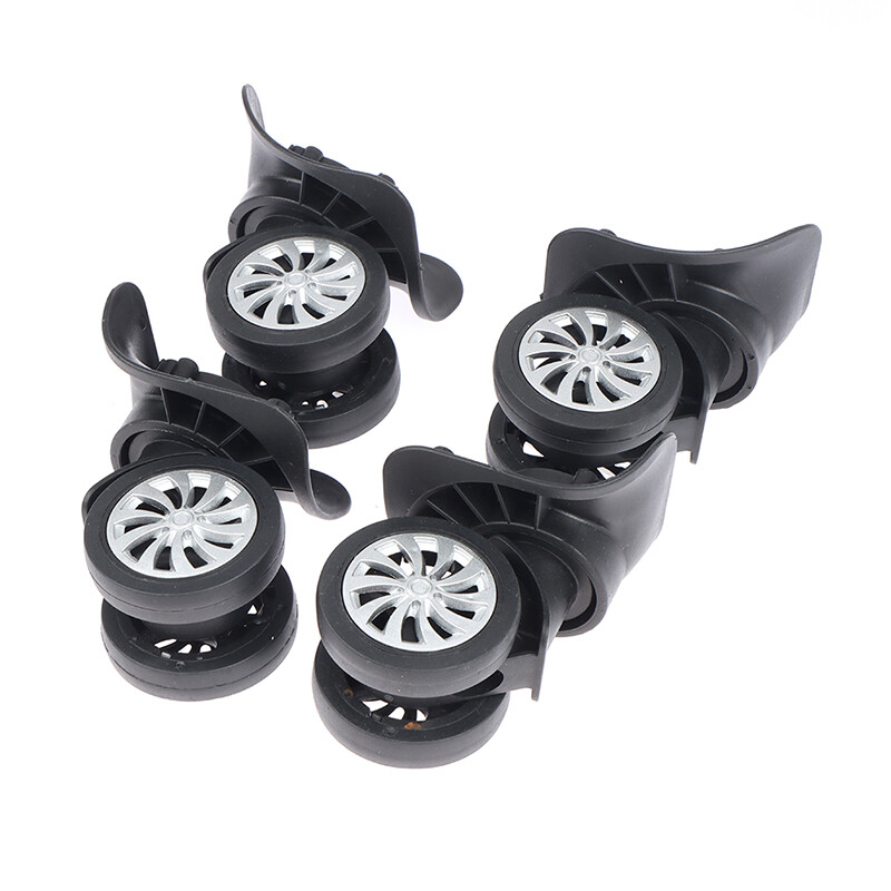 4Pcs Suitcase Luggage Universal 360 Degree Swivel Wheels Trolley Wheel ...