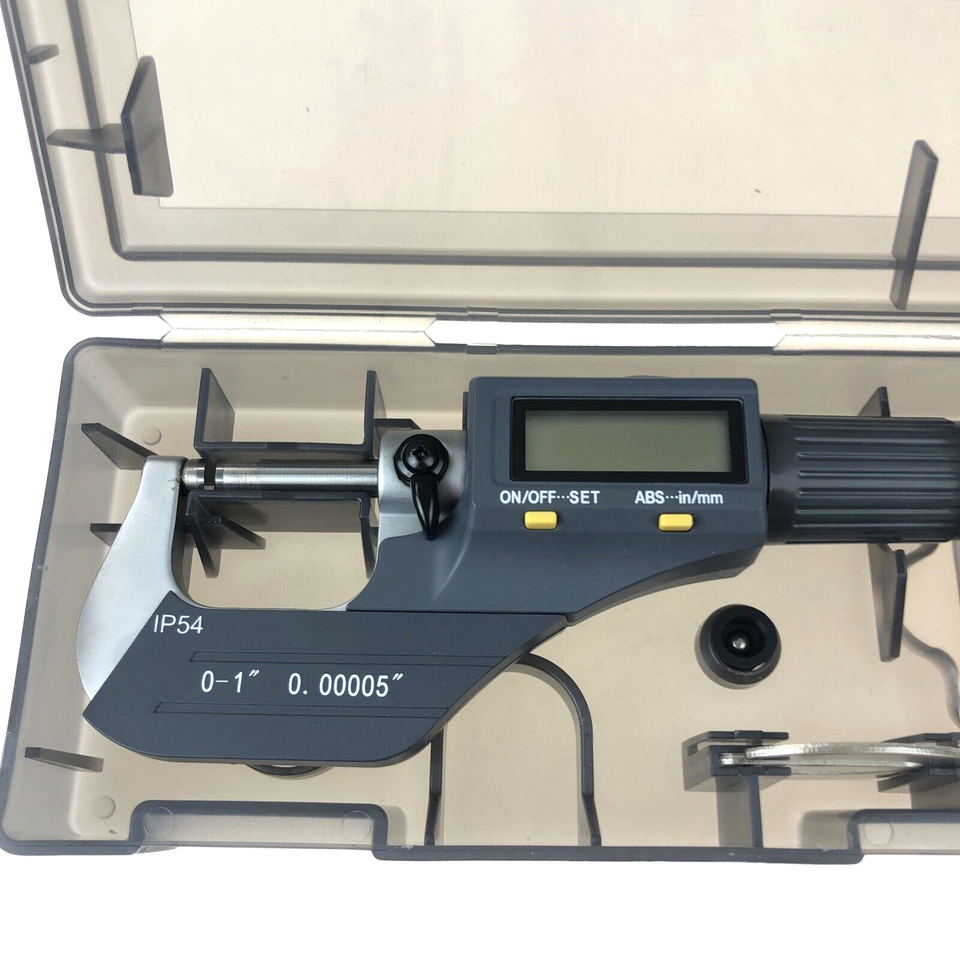 Digital Electronic Outside Micrometer High Precision 0-1"/0.00005" X ...