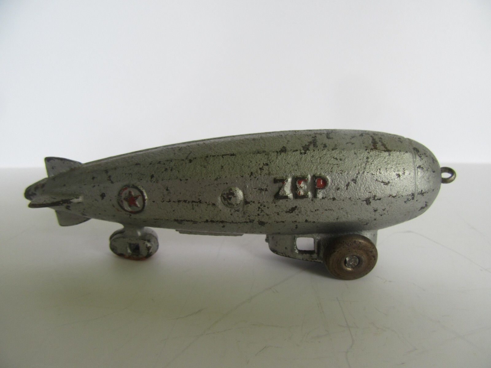 Vintage 1930's Dent Co. Cast Iron Dirigible Zeppelin Zep Blimp Toy on ...
