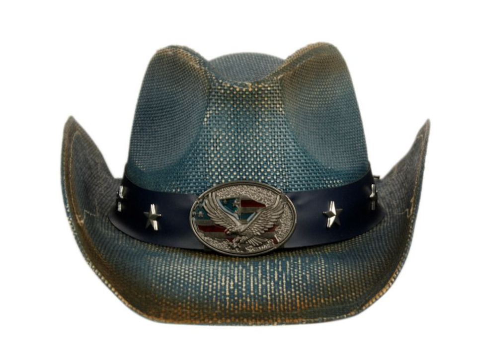 VINTAGE WESTERN COWBOY HATS WITH EAGLE BADGE | eBay