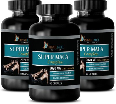 super hard enhancement pills - SUPER MACA 2070mg - 3 Bottle 180 ...