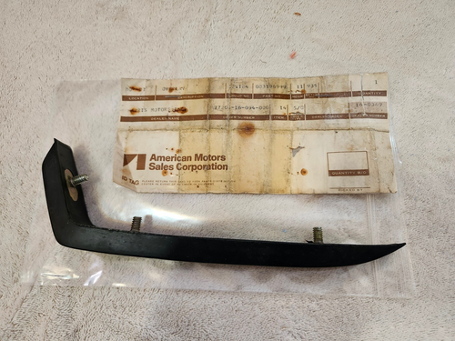 AMC NOS 3196999 FRONT OR REAR BUMPER GUARD CUSHION | eBay