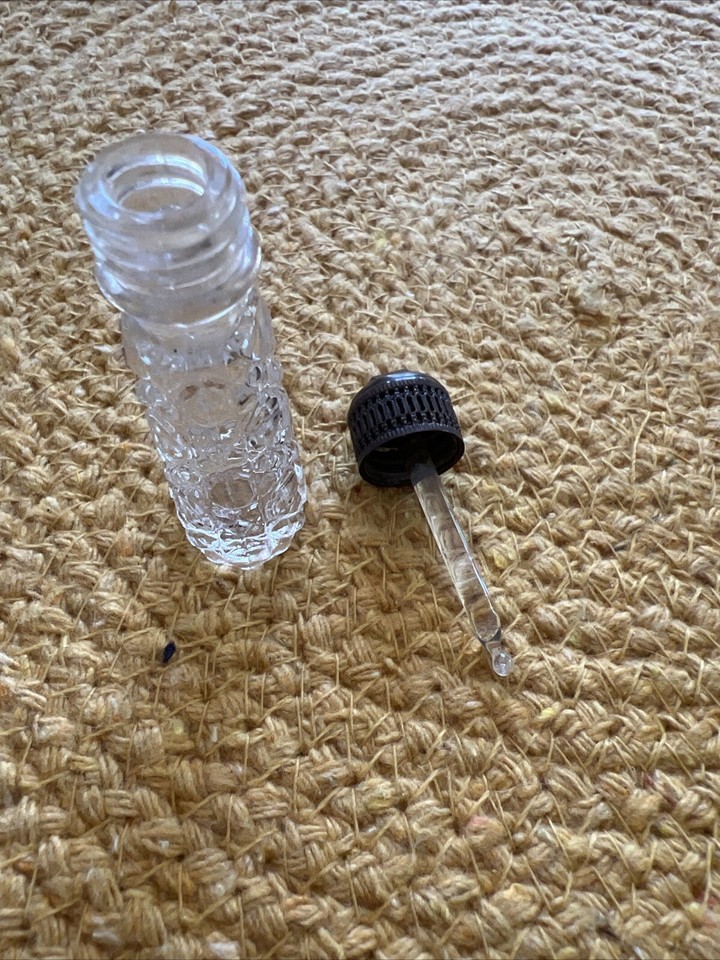 Czech Filigree Pink Jeweled IRICE/STUBBY Signed Mini Crystal Perfume ...