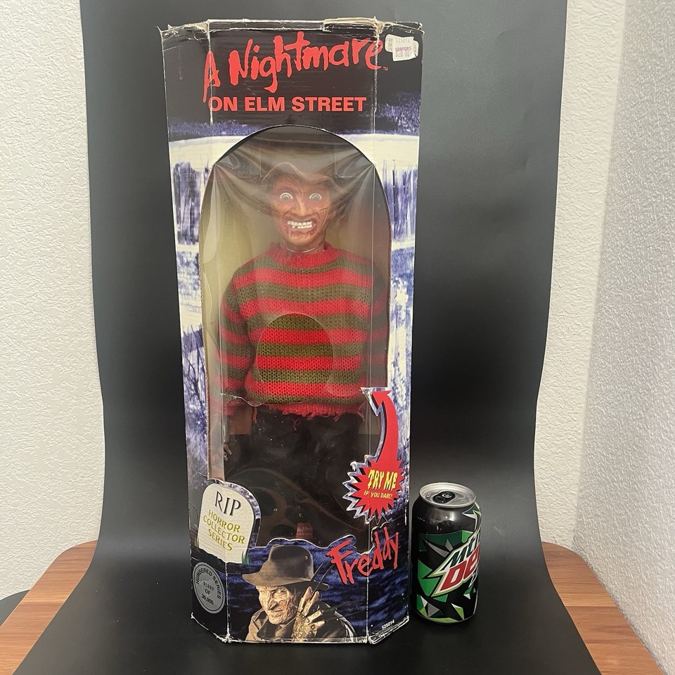 Vintage RIP Horror Collector Series 18'' Nightmare On Elm St Freddy ...