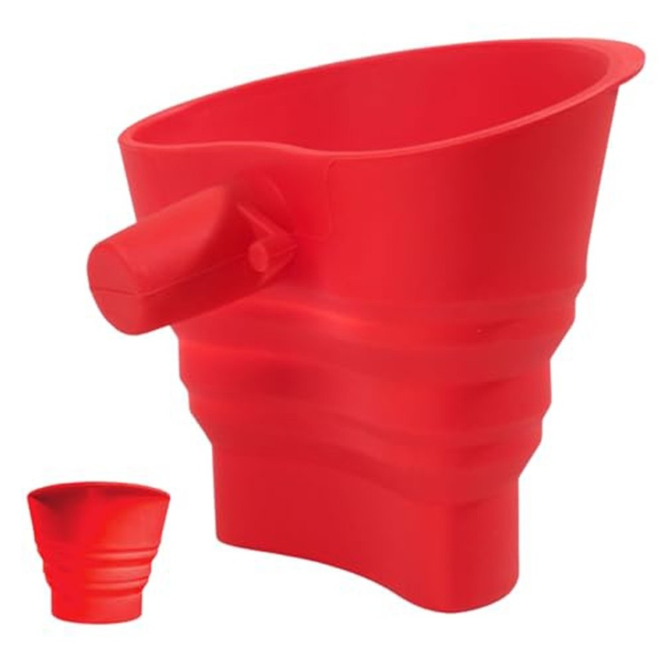 Silicone Flour Funnel for Baking with Mess Pouring and Space Saving ...