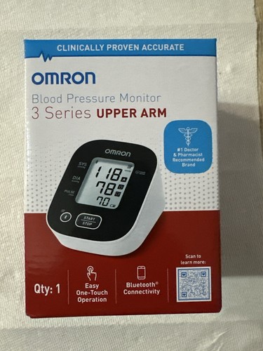 Omron 3 Series Upper Arm Blood Pressure Monitor 14 Readings Bluetooth ...