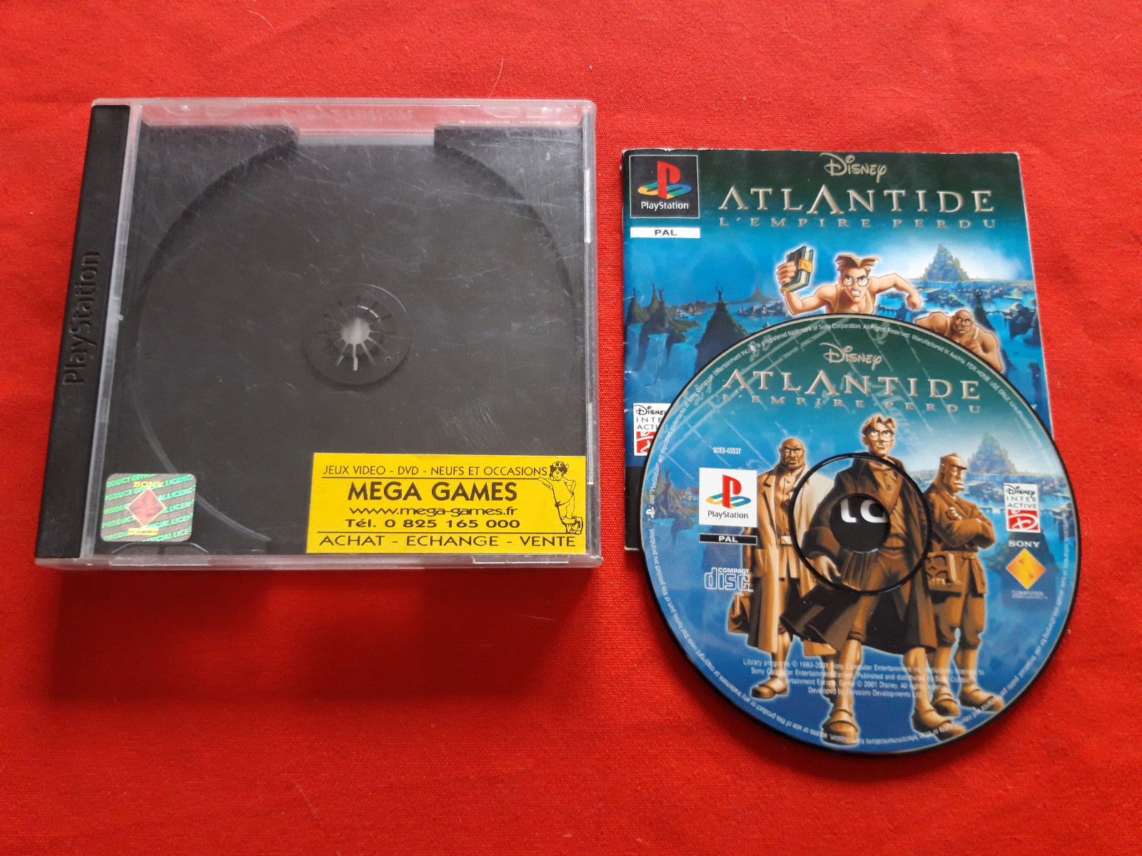 Atlantis The Lost Empire Disney PS1 PlayStation 1 Sony PAL VF In Box | eBay