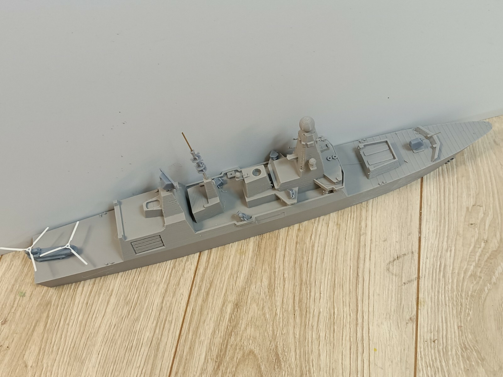 Type 45 Destroyer.1:350 waterline ship model kit PLA and Resin printed ...