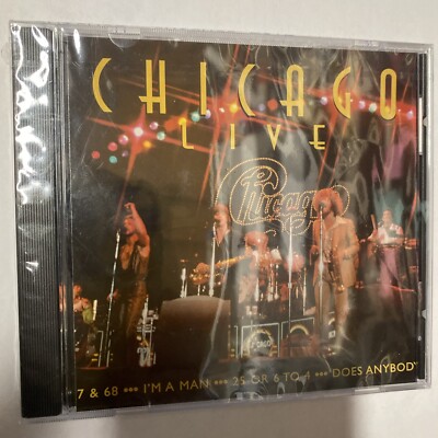 Chicago "Live" BRAND NEW CD! STILL SEALED! PLEASE SEE PHOTOS! | eBay