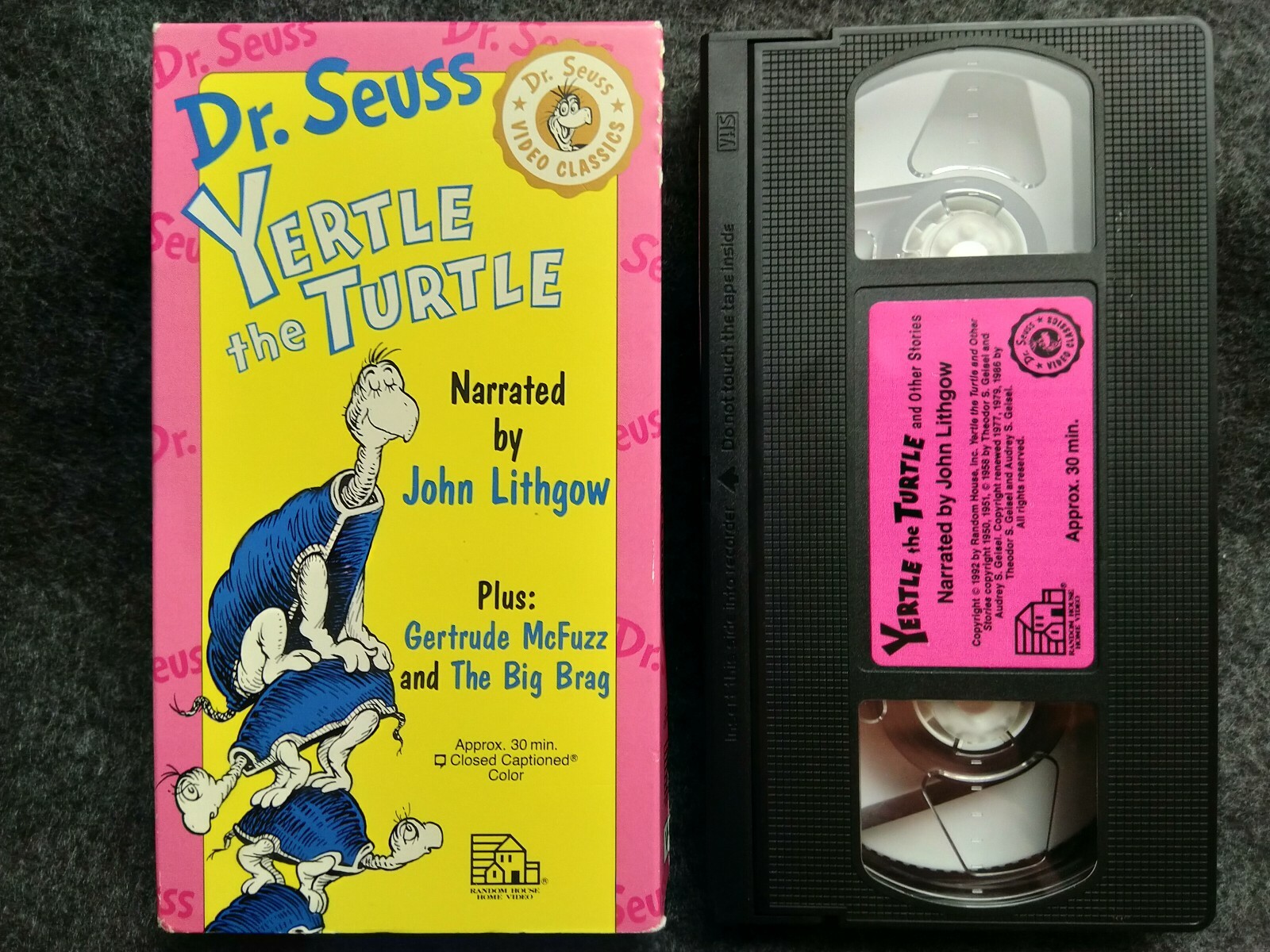 VHS Dr Seuss - Yertle The Turtle Gertrude | Grelly USA