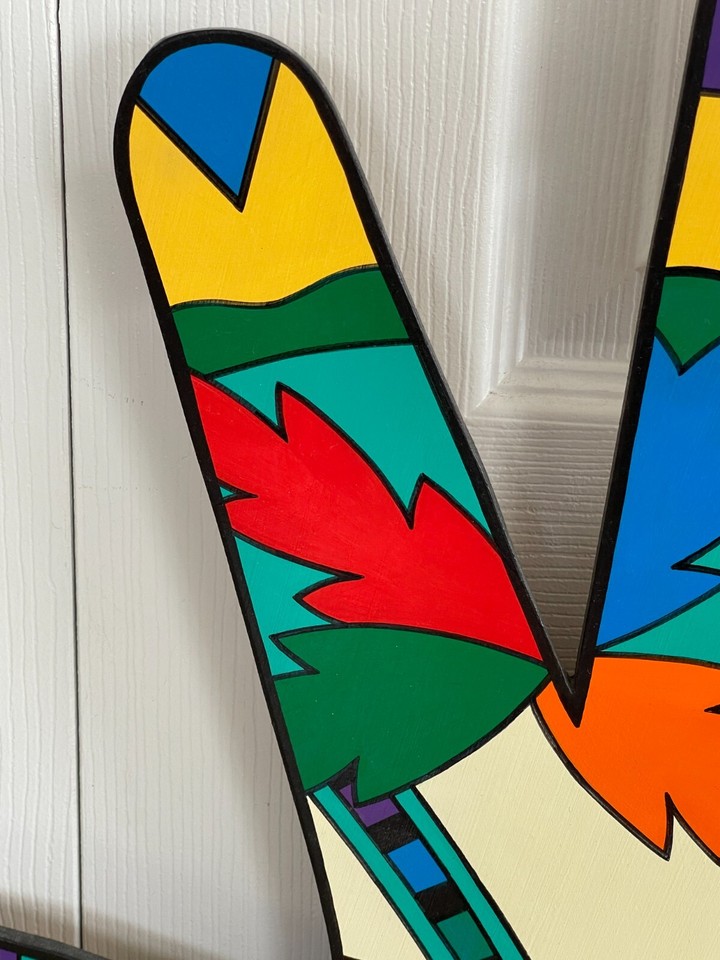 Vintage Tavlos 1996 Kachina Gimme Five Series Art Painting on Board | eBay