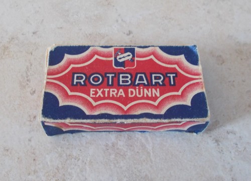 Ancienne boite lame de rasoir ROTBART Extra Dunn Allemagne vintage | eBay