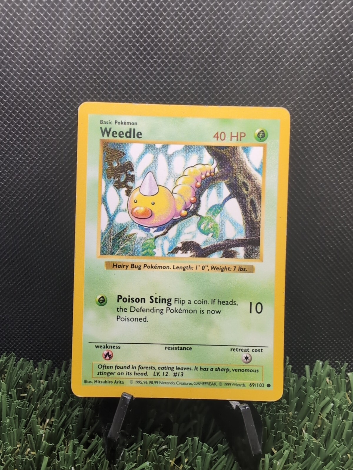 Pokémon TCG Weedle Base Set 69/102 Regular Shadowless Common | eBay