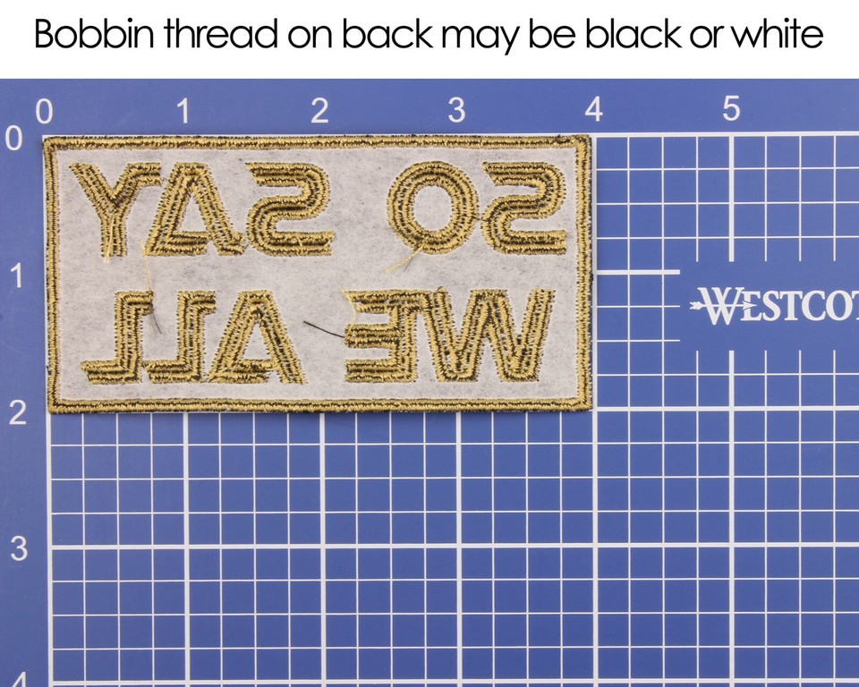 So Say We All Patch - Made in USA - BSG Patch - Battlestar Galactica ...