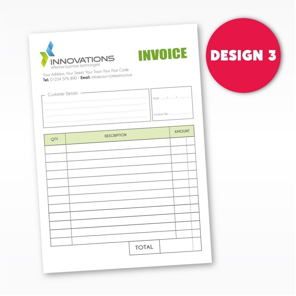 Personalised A5 Duplicate Invoice Book • Order Book • NCR Pad • Receipt ...