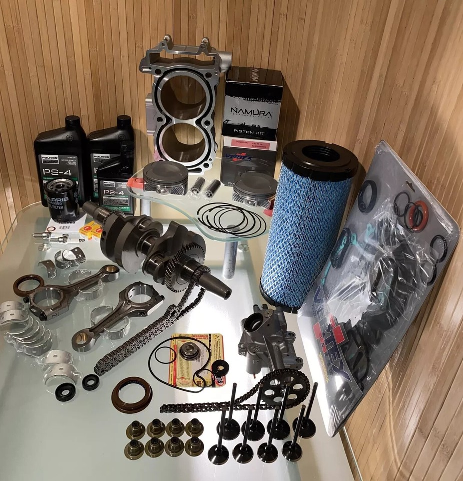 2017-25 Polaris GENERAL 1000 / Complete ENGINE REBUILD KIT+Valves+Oil ...