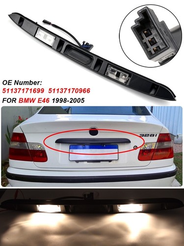 Car License Plate Light with Trunk Switch for BMW E46 3 Series 320i ...