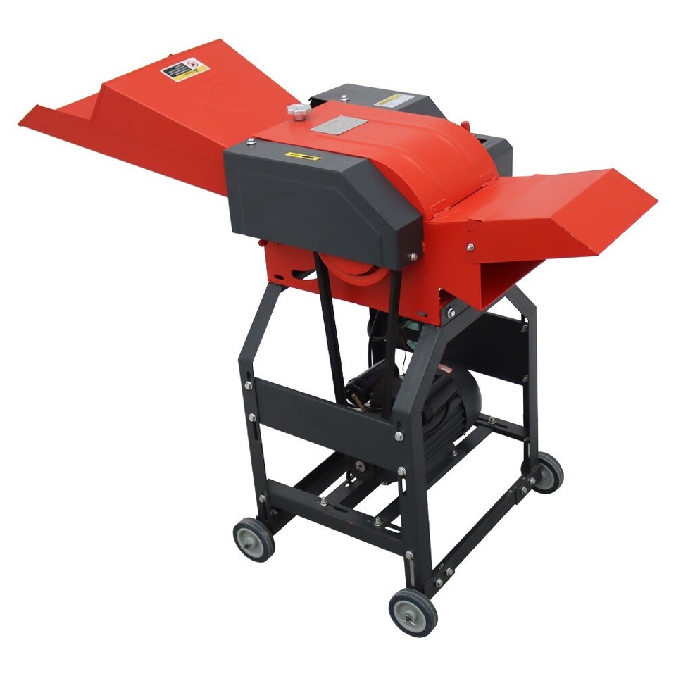 Electric Hay Cutter Straw Grass Crusher Pulverizer Shredder 110V 4 ...