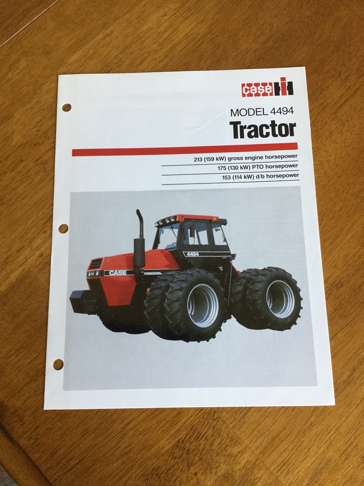 Case IH 4494 Farm Tractor Sales Brochure ! | eBay