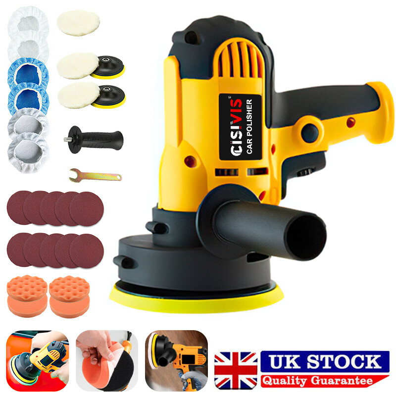 Electric Polisher Buffer Sander Car Polishing Machine 5" Buffing Sponge ...