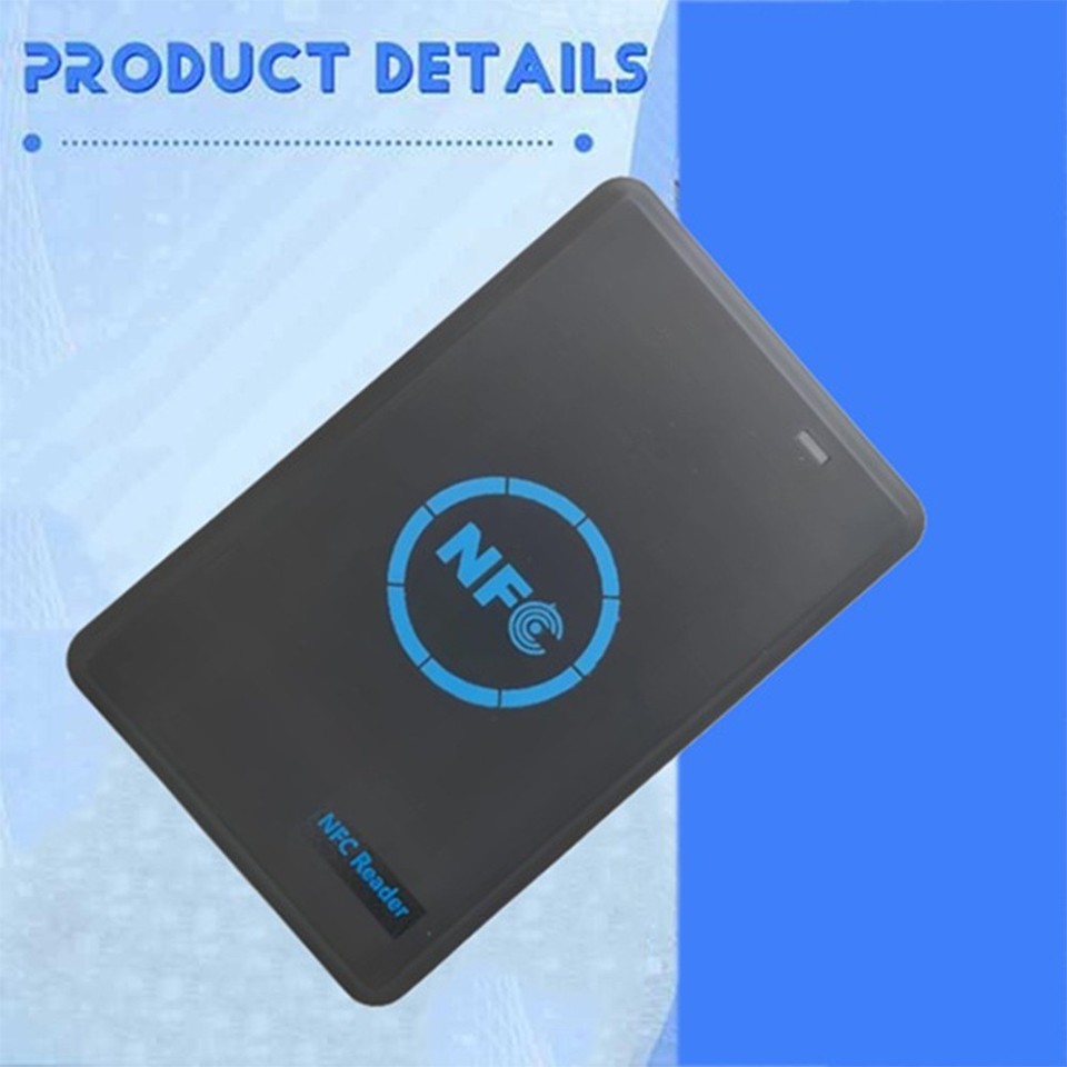 5-Band NFC Chip Reader/Writer+2xCUID/UID Keychain 125K 13.56M Copier ...