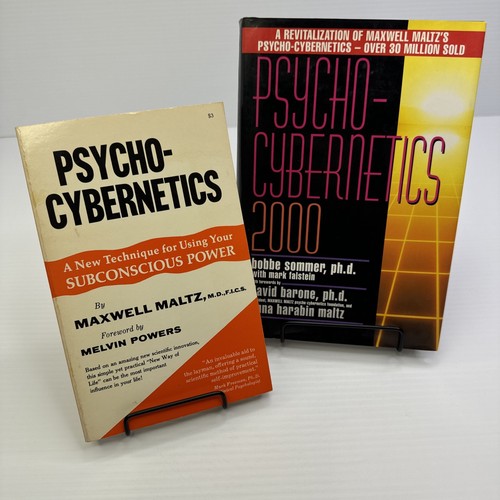 Psycho-Cybernetics Maxwell Maltz 1960 PB Psycho-Cybernetics 2000 Bobbe ...