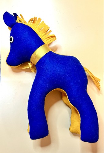 ND Notre Dam College High School Souvenir Mascot felt stuffed plush ...