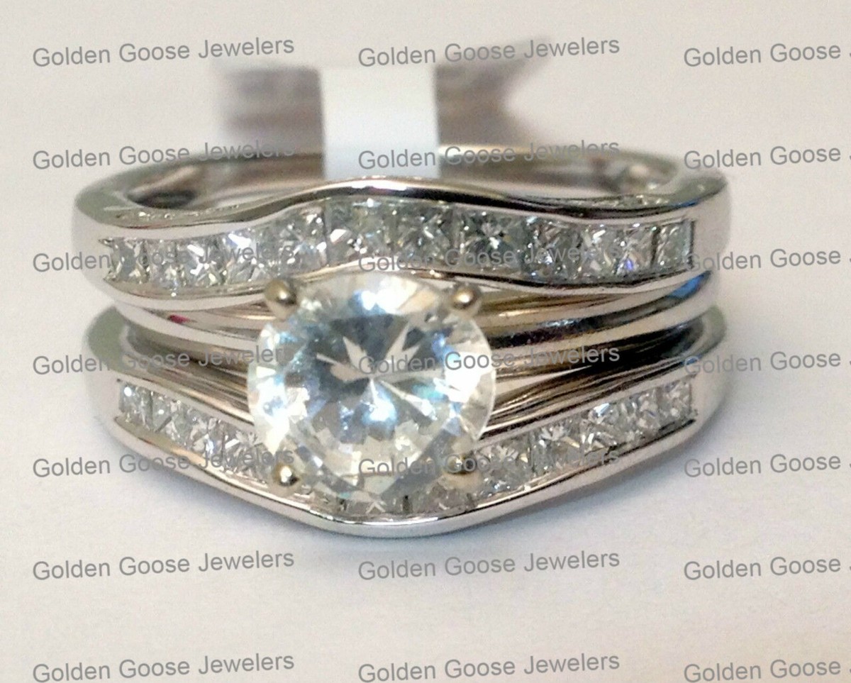 Solitaire Ring Enhancers For Princess Solitaire Ring Wrap/Enhancer