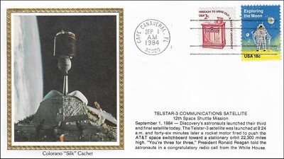 Telstar-3 Communications Satellite Cape Canaveral FL USA Colorano Silk ...